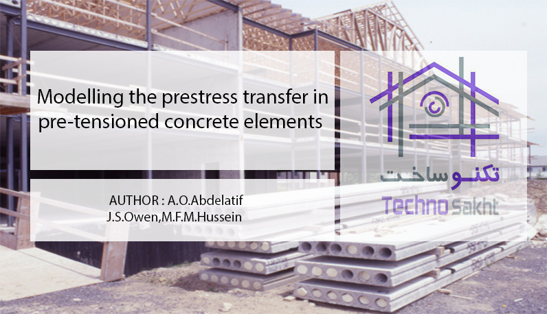Modelling the prestress transfer in pre-tensioned concrete elements ...